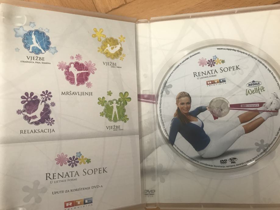 2x DVD-a iz 2007.-09. Renata Sopek DVD1: U dobroj formi Latino Fitness
