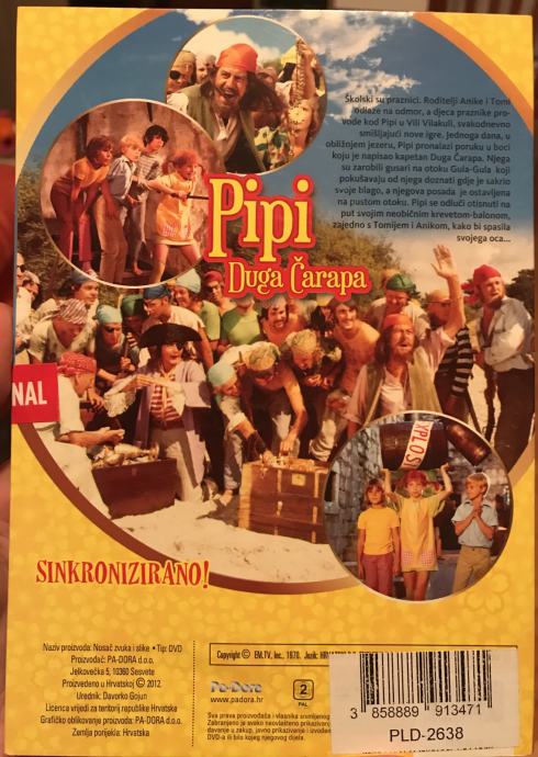 DVD iz 2012. / Pipi na južnim morima (1970.) / Pula