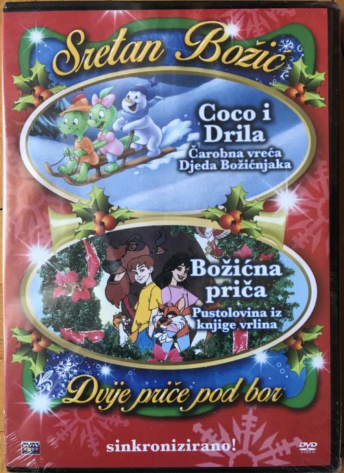 novi neraspakirani DVD / Božićna priča + Coco i Drila / Pula