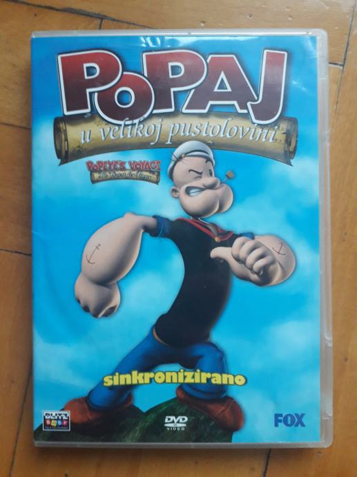 DVD CRTANI FILM POPAJ U VELIKOJ PUSTOLOVINI