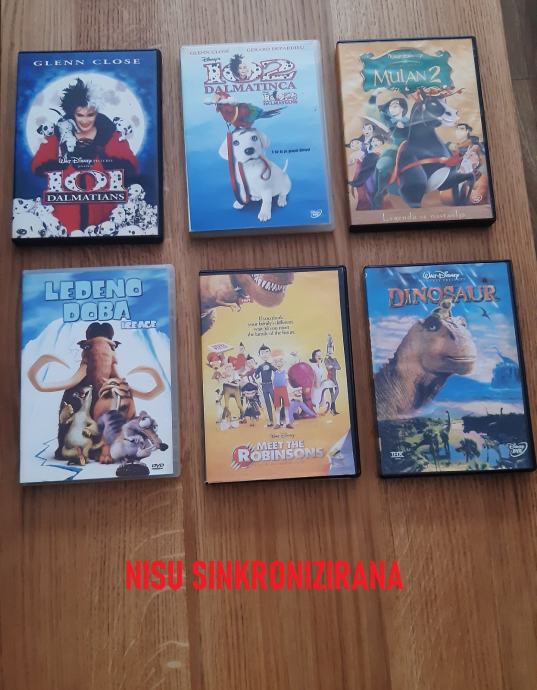 DVD crtići - sinkronizacija na hrvatskom jeziku