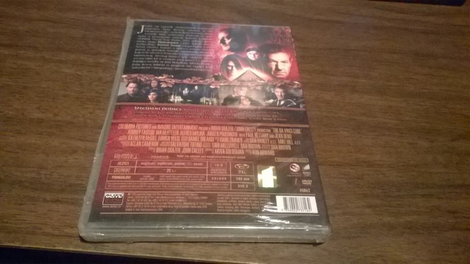 DVD DA VINCIJEV KOD TOM HANKS