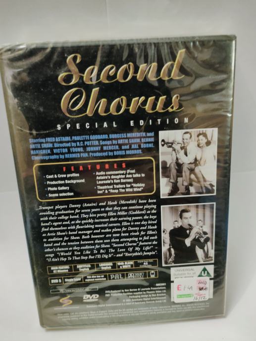 DVD NOVO! - Fred Astaire in Second Chorus