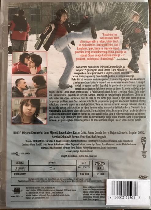 novi neraspakirani DVD / Grbavica (2006.) / Pula