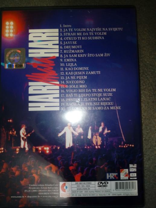 DVD - Hari Mata Hari - U Ciboni NOVO REZERVIRANO
