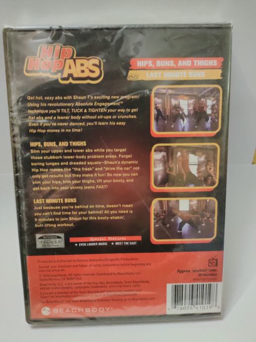 DVD NOVO! - Hip Hop Abs - Vježbanje