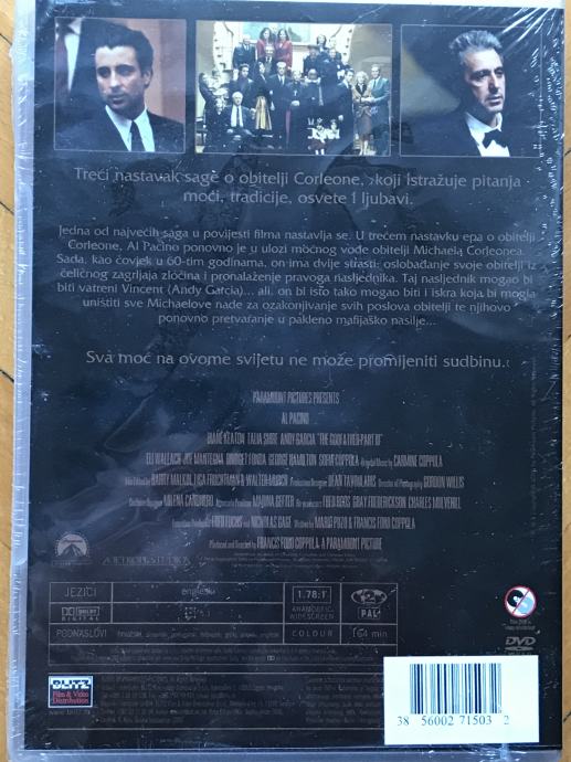 DVD Kum 3 = THE GODFATHER: PART III (1990.)