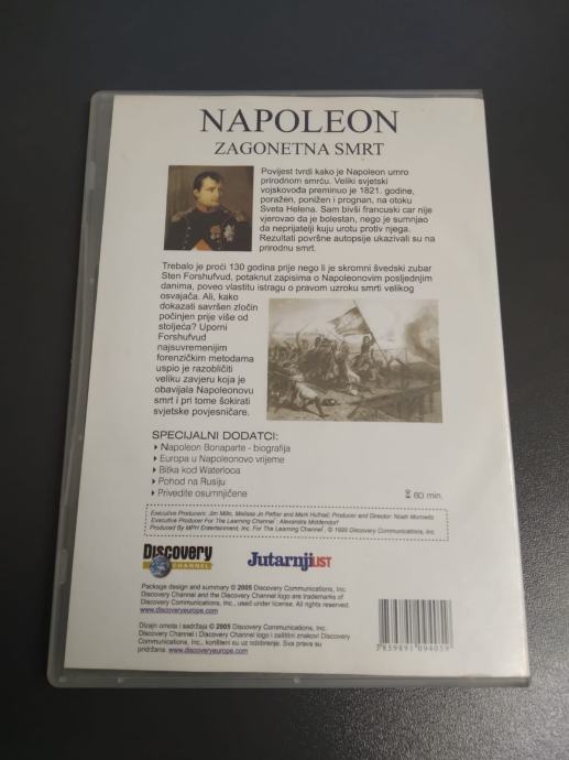 DVD Napoleon Zagonetna smrt - Discovery Channel serija