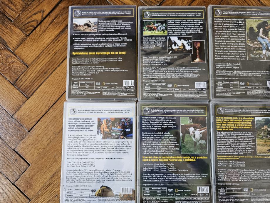 DVD National Geographic dokumentarci