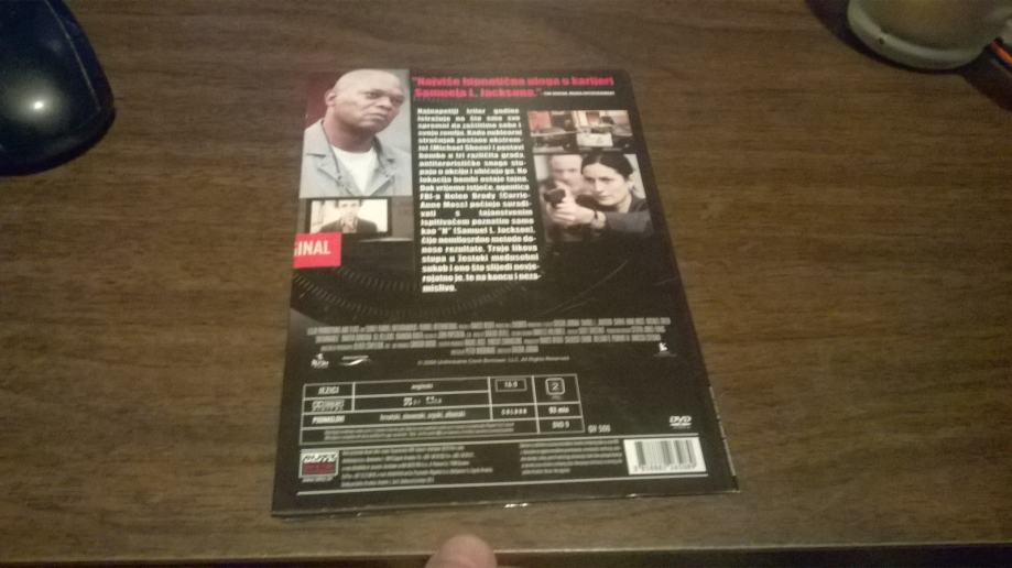 DVD NEZAMISLIVO UNTHINKABLE SAMUEL JACKSON