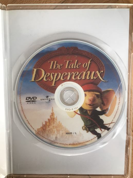 DVD Priča o mišu zvanom Despero =The Tale Of Despereaux +specij.dodaci