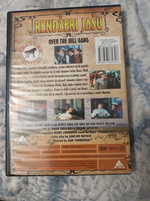 Dvd Rendzeri jašu, vestern,kao novo