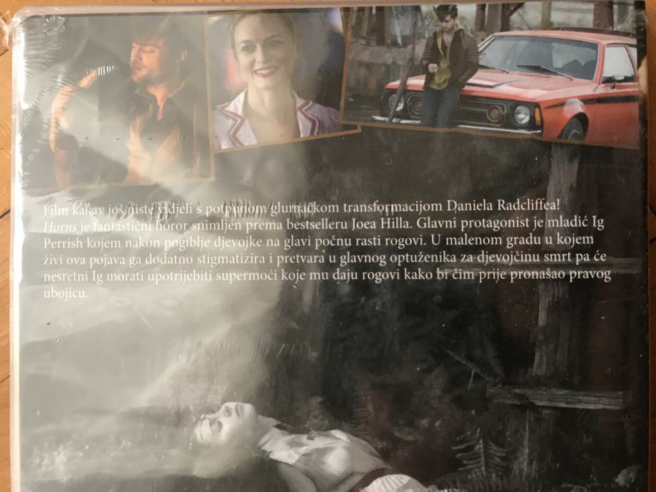 novi neraspakirani DVD / Rogovi = Horns (2014.) / Pula