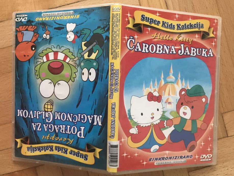 DVD s2a.filma: Hello Kitty Čarobna jabuka+ Keroppi Potraga za magičnom