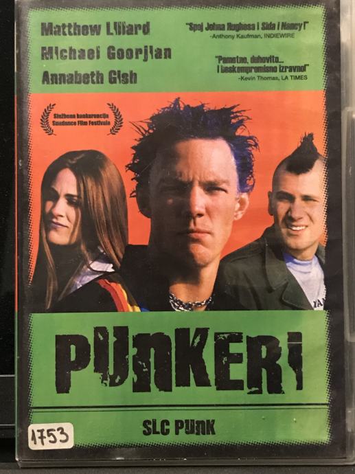 DVD SLC Punk! = Punkeri / 98min iz1998. /film o punk sceni u SAD 1985.