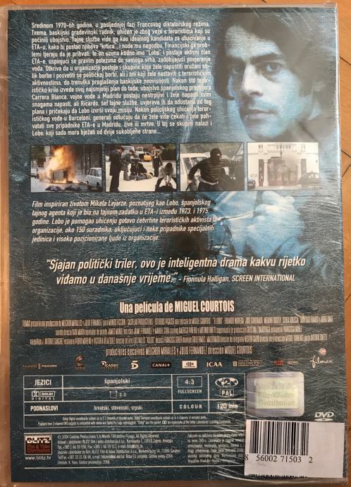 novi neraspakirani DVD / Vuk = El Lobo (2004.) / Pula