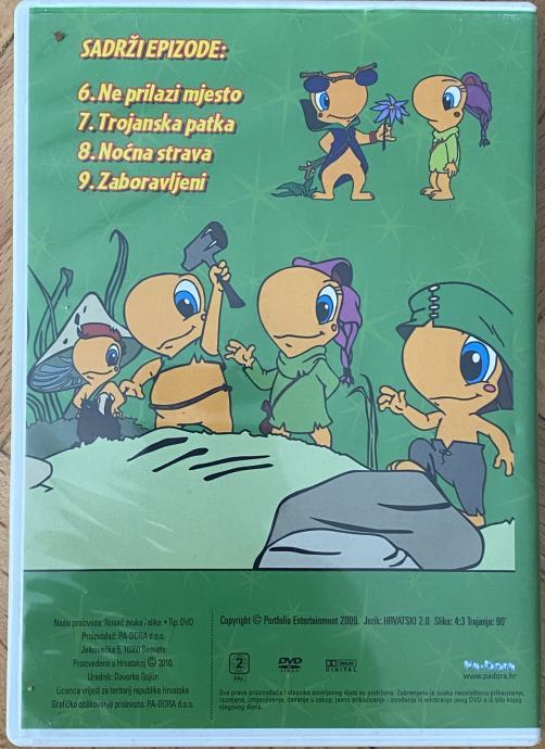 2x DVDa iz 2009. Mali Žapčići Žablja patrola = Toad Patrol (1985.)