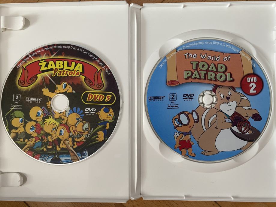 2x DVDa iz 2009. Mali Žapčići Žablja patrola = Toad Patrol (1985.)