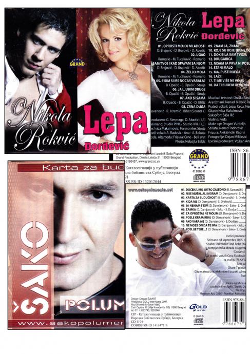 Grand produkcija novogodišnja kompilacija i albumi pop folk hitova Grand produkcija novogodišnja kompilacija i albumi pop folk hitova