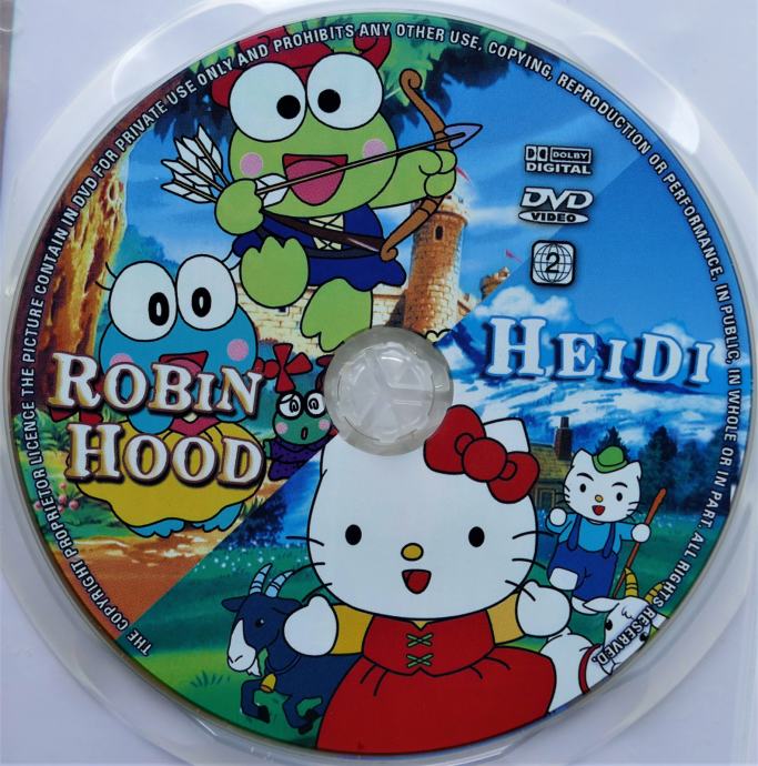Hello Kitty Super kids kolekcija: Heidi & Robin Hood
