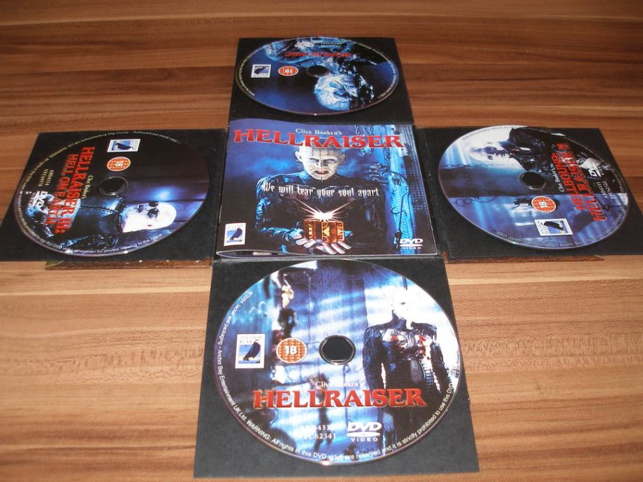 HELLRAISER Limited Edition 4 disc DVD Puzzle Box