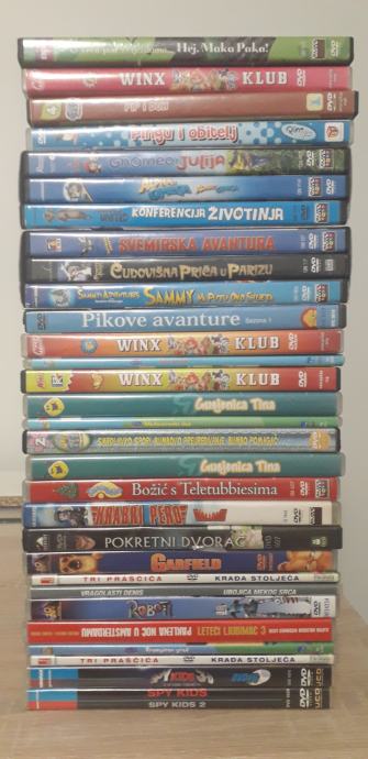 Kolekcija originalnih DVD-a dječji crtići/ animirani filmovi