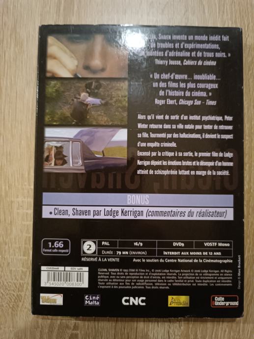 Lodge Kerrigan : Clean, shaven DVD