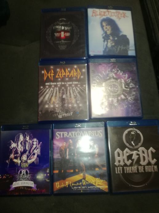 Metal/Rock koncertni blu-ray-evi - SVE REZERVIRANO