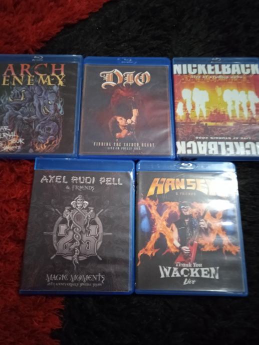 Metal/Rock koncertni blu-ray-evi