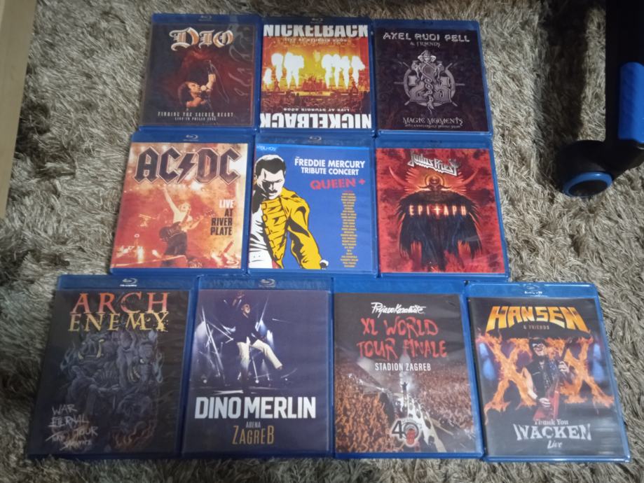 Metal/Rock koncertni blu-ray-evi