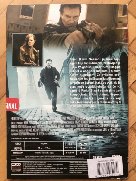 novi neraspakirani DVD 96 sati = Taken 1 / Liam Neeson