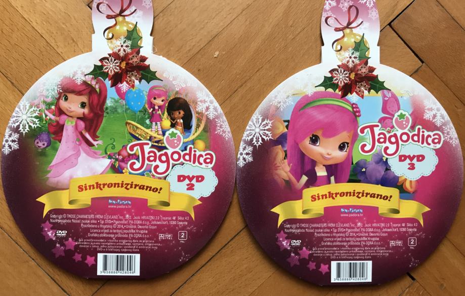 novi neraspakirani 4x DVD-i Jagodica Bobica DVD 1 2 3 4 (2010.-2015.)