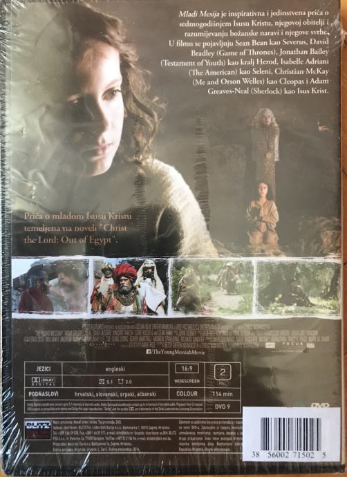 novi i neraspakirani DVD Mladi mesija = The Young Mesiah / 2016./ Pula