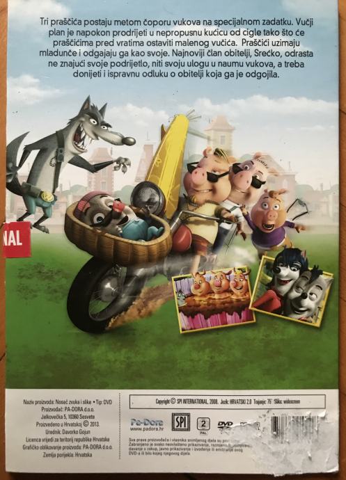 novi neraspakirani DVD Tri praščića i beba = 3 Pigs and a Baby (2008.)