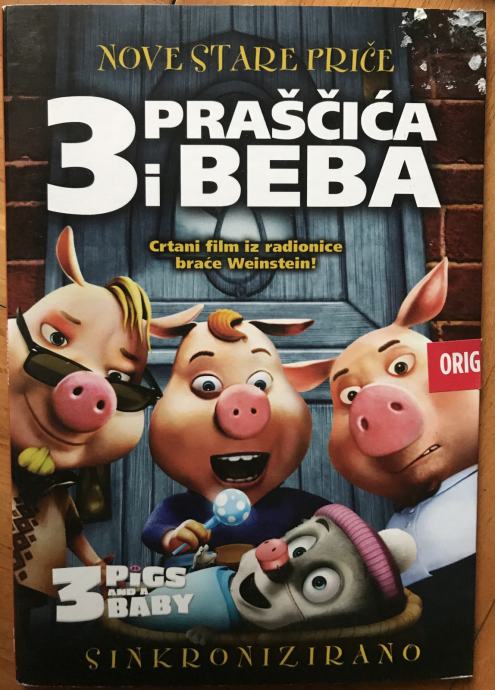 novi neraspakirani DVD Tri praščića i beba = 3 Pigs and a Baby (2008.)