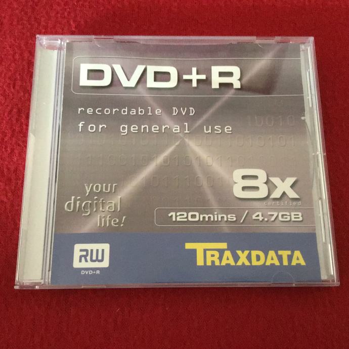 Prazni mediji, DVD+R, 120 min, 4.7GB