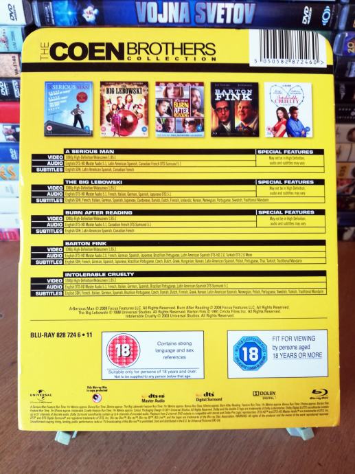 The Coen Brothers Collection BOXSET