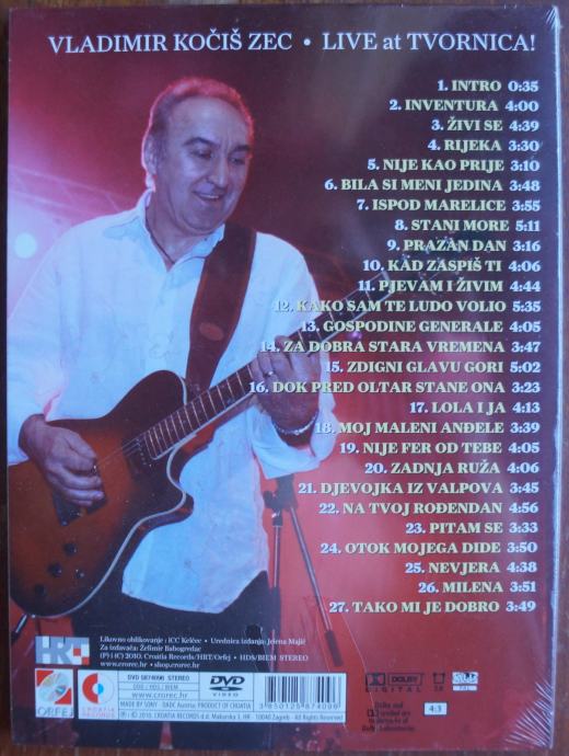 Vladimir Kočiš Zec: Live at Tvornica!