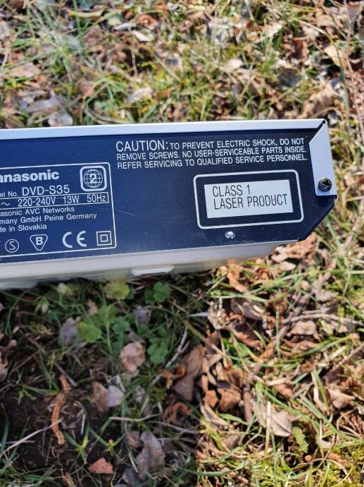 DVD CD player Panasonic DVD S35