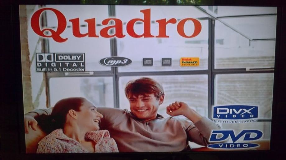 DVD Player Quadro DVD-933 Divx, 5.1 audio, HDMI, USB,SD kartice itd Zg