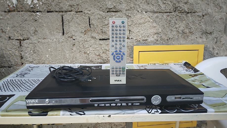 DVD PLAYER-VIVAX-DVD K-430/11W OPTICAL OUT SCART CHINCH S- VIDEO COAXI