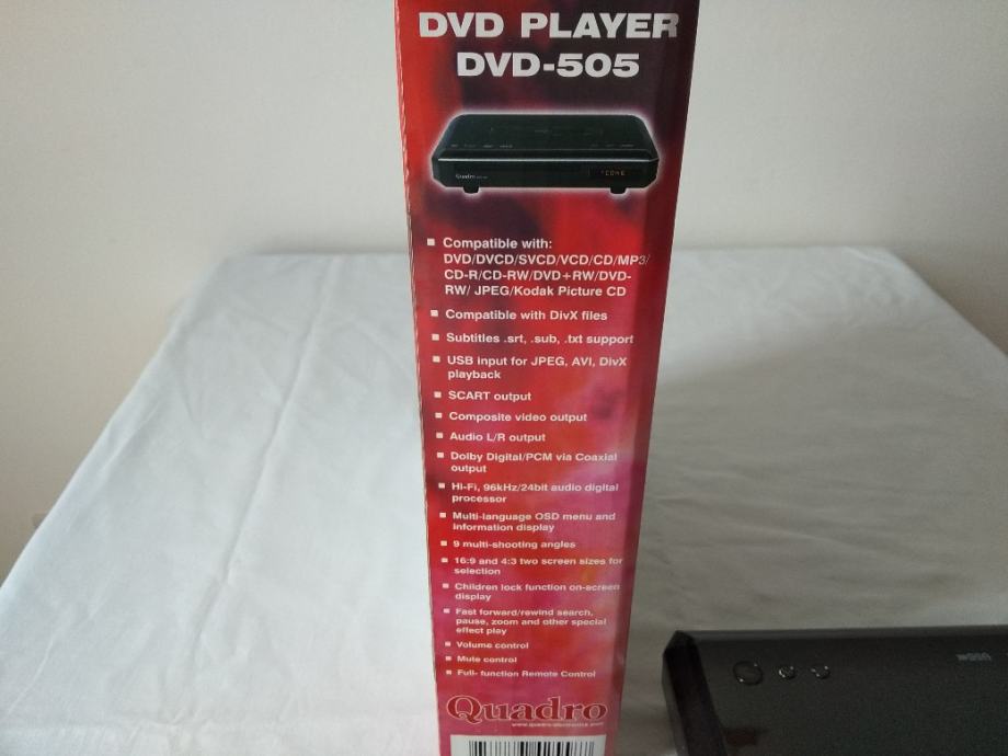 DVD Quadro, model 505, kao nov 10/10