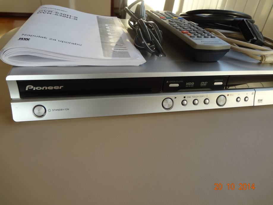 DVD Recorder Pioneer DVR 530H; 160 GB HD