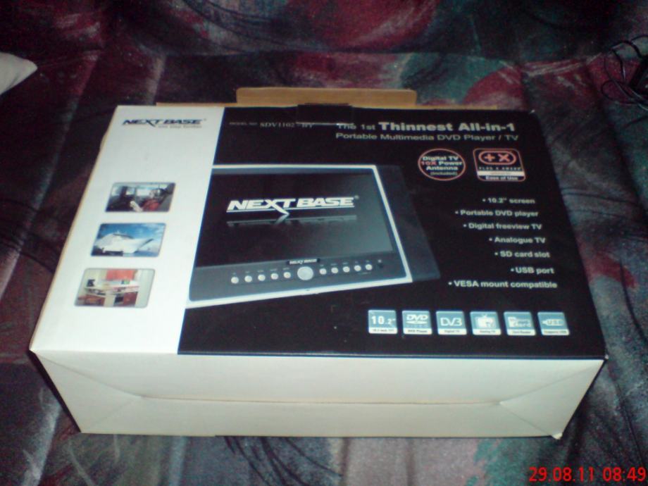 NEXT BASE Dvd player + TV