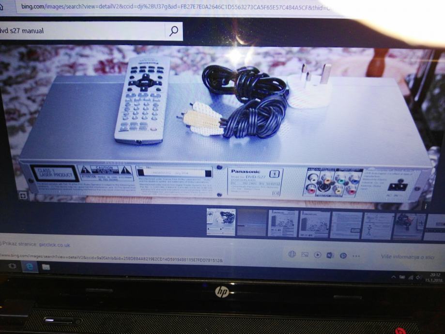 PANASONIC DVD CD PLAYER S27