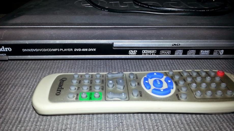 Quadro 606 DVD player - MP3, DivX