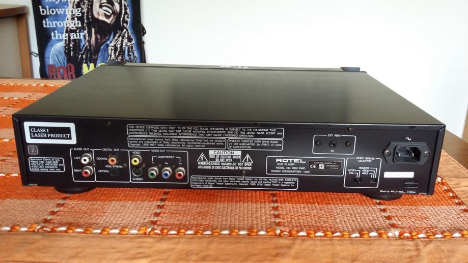 CD/DVD PLAYER Rotel RDV-1040 Hi-Fi -MALO RADIO,TOP STANJE 10/10