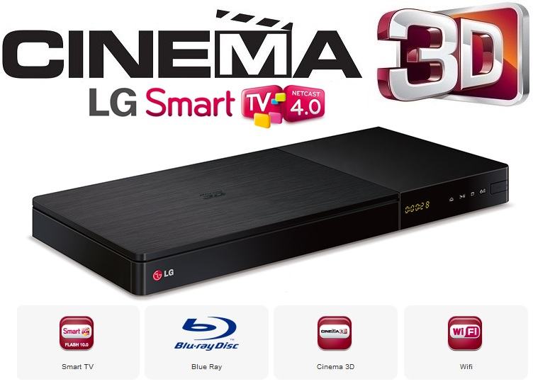 Smart 3D blu ray LG BP640