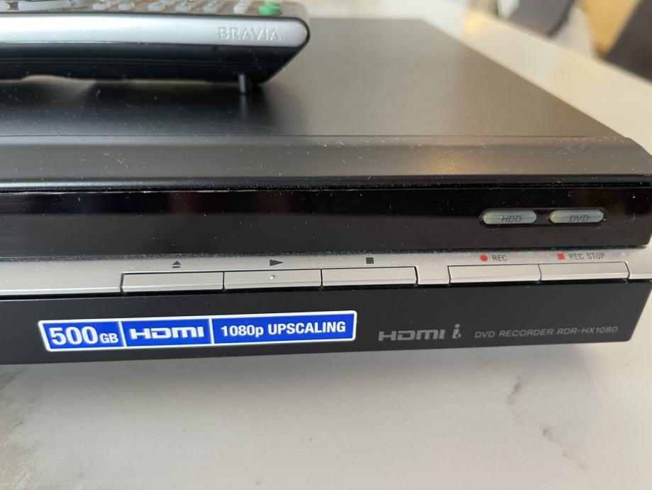 Sony DVD recorder RDR HX1080