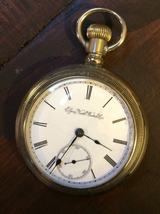 Elgin veliki dzepni sat promjera 58 mm